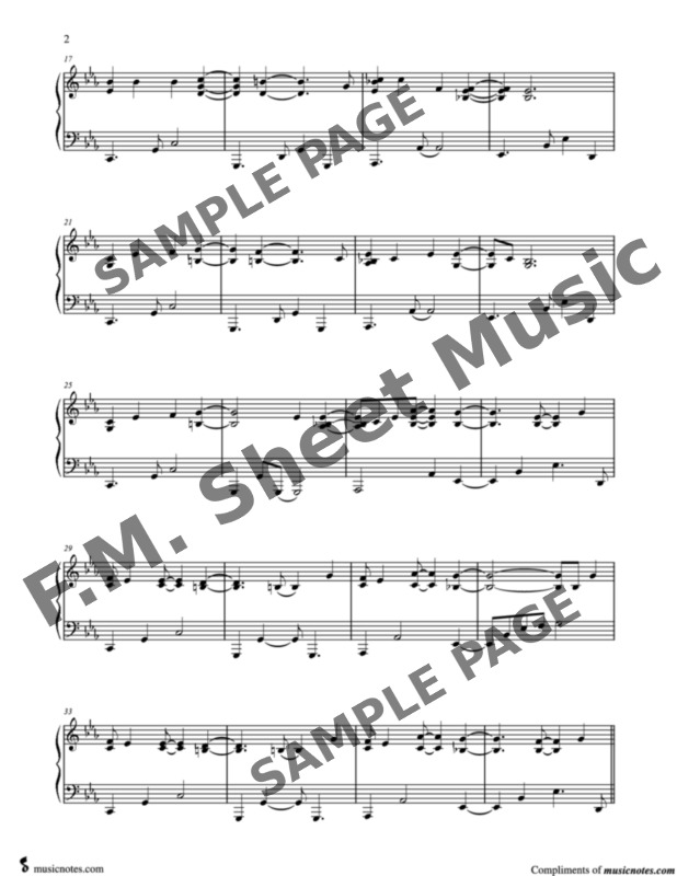 Say It Ain't So (Intermediate Piano) By Weezer - F.M. Sheet Music - Pop Arrangements by Jennifer ...